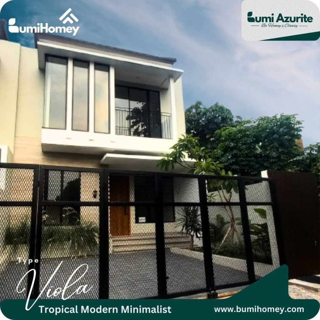 Real Estates Rumah Minimalis Modern Tropis Bumihomey - Real Estates Homey