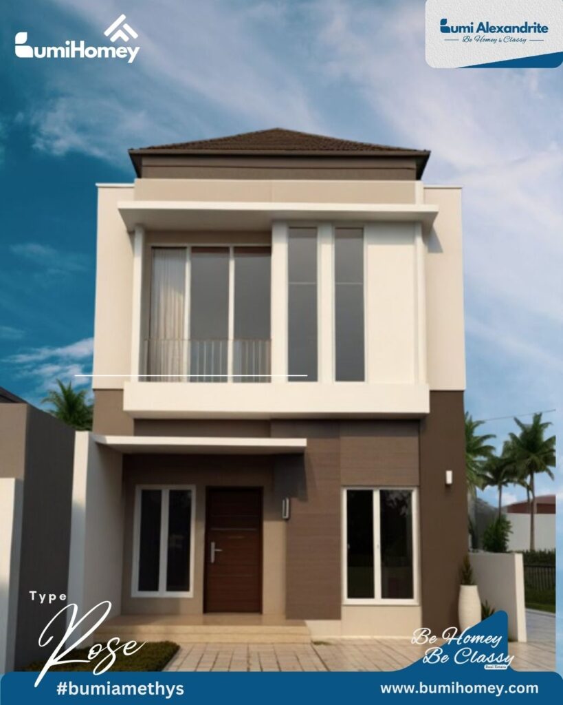 Real Estates Rumah Minimalis Modern Tropis Bumihomey - Real Estates Homey